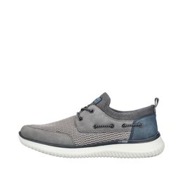 Rieker Slipper Herren Gr&ouml;&szlig;e 45 blau / grau