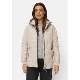Camel Active Wasserabweisende Oversized-Jacke mit 2-Wege Rei&szlig;verschluss in Grau | Gr.: 44