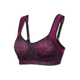 Schiesser Sport BH 'Active' Damen Gr&ouml;&szlig;e 75 beere / schwarz