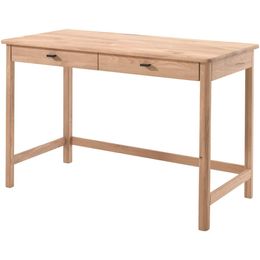 Schreibtisch Vipack, B:120cm H:77cm T:60cm, beige, Kinderzimmer, Tische, "Schreibtisch Forrest aus Massivholz, Made in Europe, zeitloses Design", mit