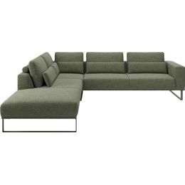 Ecksofa Musterring, B:308cm H:88cm T:290cm, gr&uuml;n, 100% Polyester, Wohnzimmer, Sofas, "JUSTB PM100, stilvoller Lounge-Komfort von Musterring",