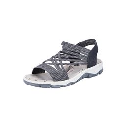 Rieker Sandale Damen Gr&ouml;&szlig;e 37 marine / wei&szlig;