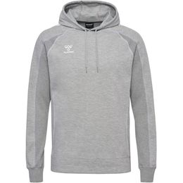 Hummel Athletic Sweatshirt male size XL Light grey / mottled grey / White