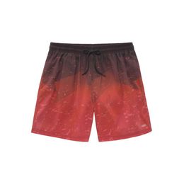 H.I.S. H.I.S Badeshorts in rot bedruckt | Gr.: M