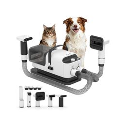 PawHut Pfotentrimmer f&uuml;r Hunde 37,6L x 17,5B x 18,5H cm Wei&szlig; | Gr.: onesize
