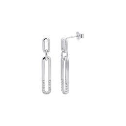 Tom Tailor Ohrh&auml;nger Silber 925, rhodiniert in silber | Gr.: onesize