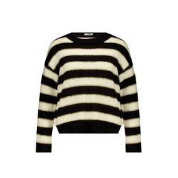 Deeluxe Pullover 'Marciane' Damen Gr&ouml;&szlig;e S schwarz / wollwei&szlig;
