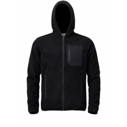 A Question Of (aqo) &Uuml;bergangsjacke 'David Micro Fleece Hoodie' Herren Gr&ouml;&szlig;e L schwarz