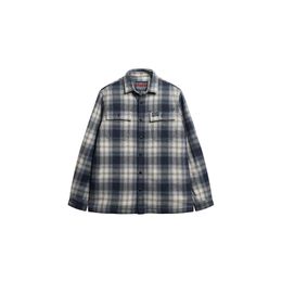 Superdry & Co Between-Season Jacket 'Miller' male size XXL Dark blue / Grey / White