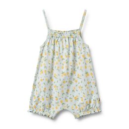 Wheat M&auml;dchen Stoffhose "Wheat Playsuit Senia"summer blau citrus, Gr. 68, 100% Baumwolle, Hosen