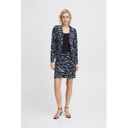 ICHI IHKATE PRINT SK11 Regular fit in Total Eclipse Zebra Flower aop | Gr.: XXL