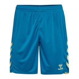 Hummel Sportshorts 'Core 2.0' Herren Gr&ouml;&szlig;e L cyanblau / hellgelb