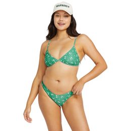 BILLABONG Bikini Top 'In The Green Charlie' female size 110 Jade / White