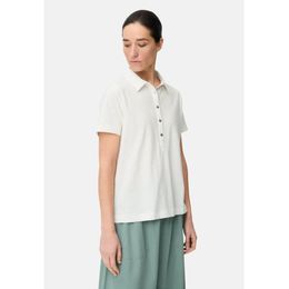 Camel Active Poloshirt mit Knopfleiste in Milchwei&szlig; | Gr.: S