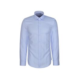 Seidensticker Business Shirt male size 37 Light blue