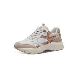 Tamaris Sneaker Damen Gr&ouml;&szlig;e 39 puder / altrosa / wei&szlig; Sommerschuhe