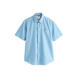 next Button Up Shirt male size XXXL Royal blue / Light blue
