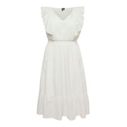 V&eacute;ro Moda Vero Moda Gesmoktes Kleid in Snow White | Gr.: 44