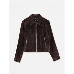 V&eacute;ro Moda Vero Moda Jacke aus Wildleder in Chocolate Torte | Gr.: M