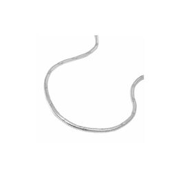 Gallay Kette 1,3mm runde Schlangenkette diamantiert Silber 925 38cm