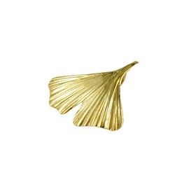 Gallay Anh&auml;nger 20mm Ginkgoblatt gl&auml;nzend 9Kt GOLD