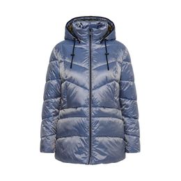 Ulla Popken Steppjacke in mattes jeansblau | Gr.: 54-56