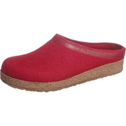 Haflinger Hausschuh 'Torben' Damen Gr&ouml;&szlig;e 43 kirschrot