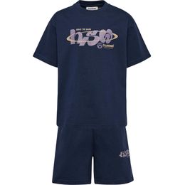 Hummel Set boy size 122/128 Dark blue / Purple / Orange
