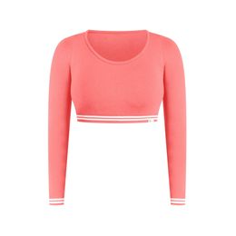 Smilodox Crop Longsleeve Miriel Damen Gr&ouml;&szlig;e M rosa