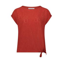 BETTY & CO BETTY & CO Casual-Shirt mit Struktur in Dunkelrot | Gr.: M