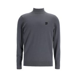 CHASIN' CHASIN' Sweater 'Ard mock' male size XL Grey / Black