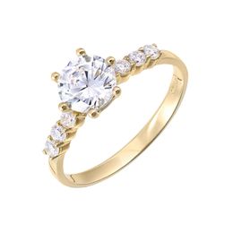 Diamant Leternel Ring Damen Gr&ouml;&szlig;e 53 gold