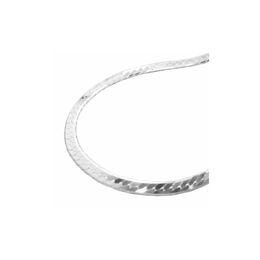 Gallay Kette 3mm Panzer flach gedr&uuml;ckt gl&auml;nzend diamantiert Silber 925 45cm