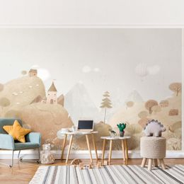Fototapete Vertr&auml;umte Berglandschaft