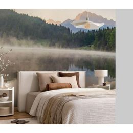 Fototapete Sommermorgen am Geroldsee