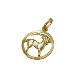 Gallay Anh&auml;nger 15mm Sternzeichen Steinbock 9Kt GOLD