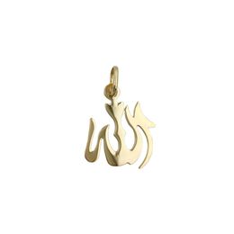 Gallay Anh&auml;nger 18x15mm Allah gl&auml;nzend 14Kt GOLD