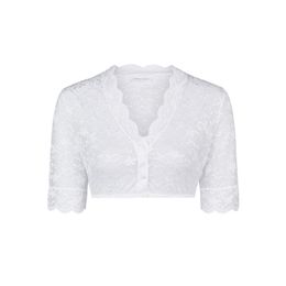 Nina von C. Dirndl-Bluse halbarm in weiss | Gr.: 34