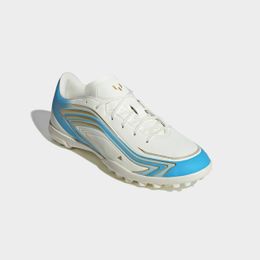 Damen Fu&szlig;ballschuh "F50 MESSI CLUB, KUNSTRASEN", adidas Performance, Gr. 42ivory, semi blau burst, icey blau, Synthetik, Schuhe, f&uuml;r synthetische