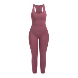 Smilodox Jumpsuit ' Ilva ' Damen Gr&ouml;&szlig;e S dunkellila