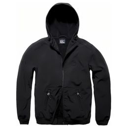 Vintage Industries Softshelljacke in Schwarz | Gr.: S