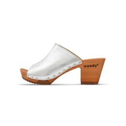 woody Sandale in silber | Gr.: 39