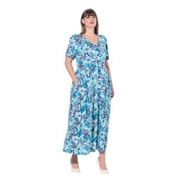 Ulla Popken Kleid in marine | Gr.: 56 - Normalgr&ouml;&szlig;e
