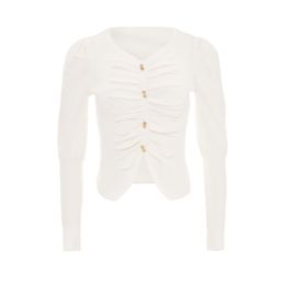 Carnea Pullover Damen Gr&ouml;&szlig;e XS/S wollwei&szlig;