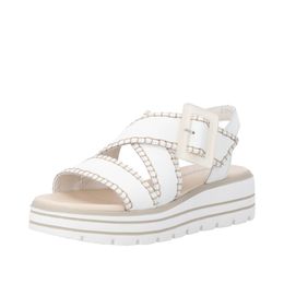 Remonte Sandale Damen Gr&ouml;&szlig;e 44 beige / wei&szlig;