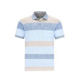 Hajo Shirt 'Stay Fresh' male size XL mottled beige / Sky blue / mottled blue