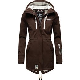 MARIKOO Raincoat 'Zimtzicke' female size M Dark brown