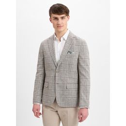 Nils Sundstr&ouml;m Nils Sundstr&ouml;m Sakko Herren Gr&ouml;&szlig;e 56 taupe / wei&szlig;