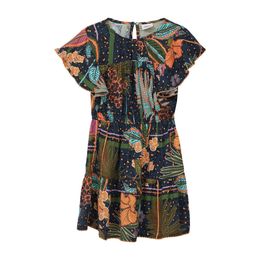 S.oliver Kleid M&auml;dchen Gr&ouml;&szlig;e 110 navy / hellblau / oliv / hummer