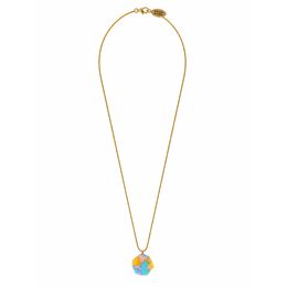 Fr&auml;ulein Wunder Fr&auml;ulein Wunder Kette 'Acetat Alice Gold' Damen Gr&ouml;&szlig;e 45 cm aqua